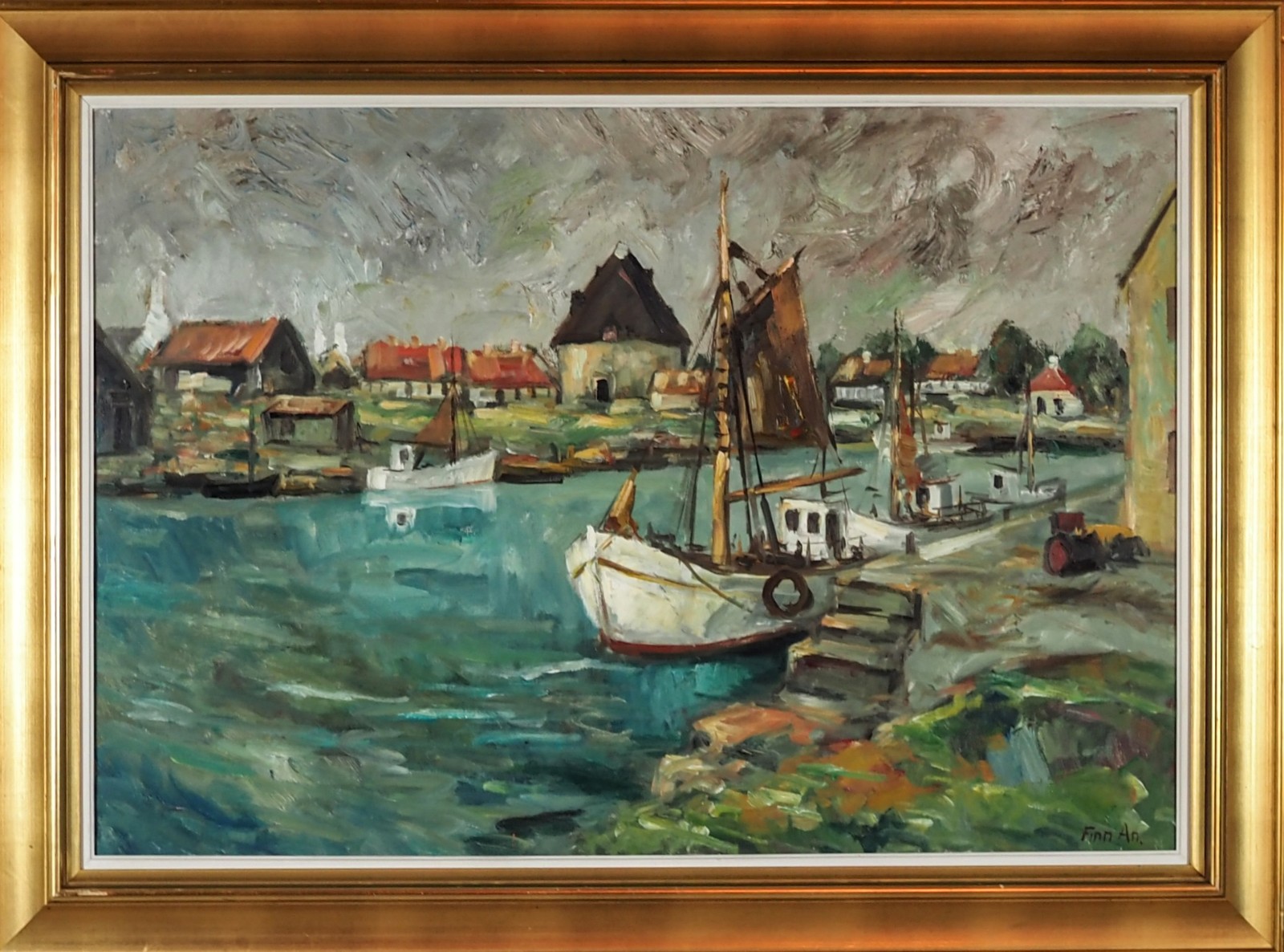 Finn Andersen (1909-1987) – Loďky !velký formát! - 17. eAukce moderního ...