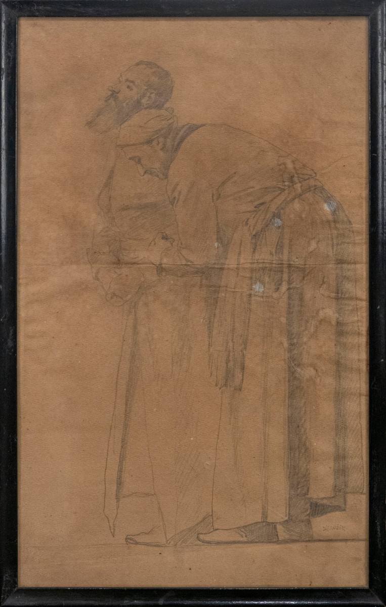 Válav Brožík (1851–1901) | Studie mnicha a kajícnice - Podzimní ...