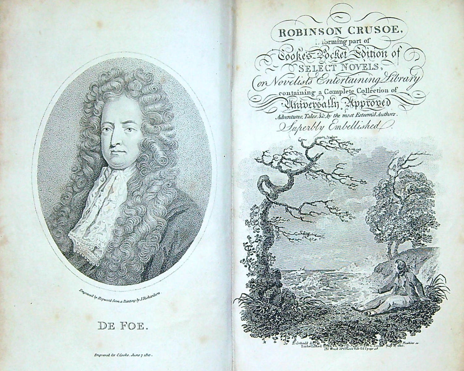 Daniel Defoe (De Foe) - The Life and Adventures of Robinson Crusoe ...
