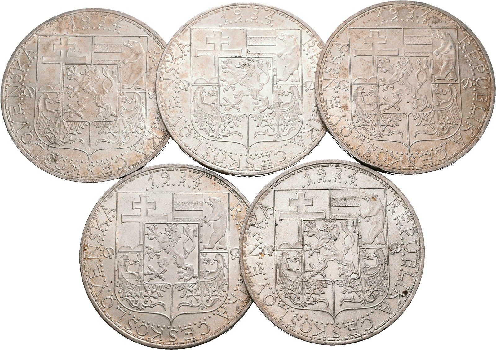 Československo 1918 - 1938 - 52. eAuction - Coins, Medals, Numismatic Books - Livebid.cz