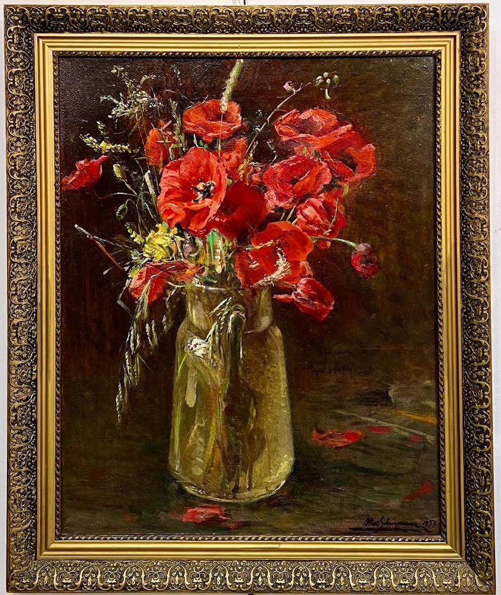 Max Schurmann (1890 - 1960) - Vlčie maky - Jarná aukcia umenia - Livebid.cz