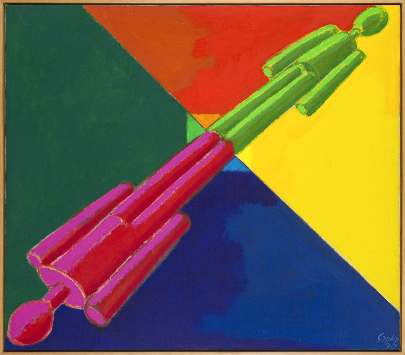 Jiří Sopko (1942 – ?) - Dvě postavy - Exclusive selection of classical ...