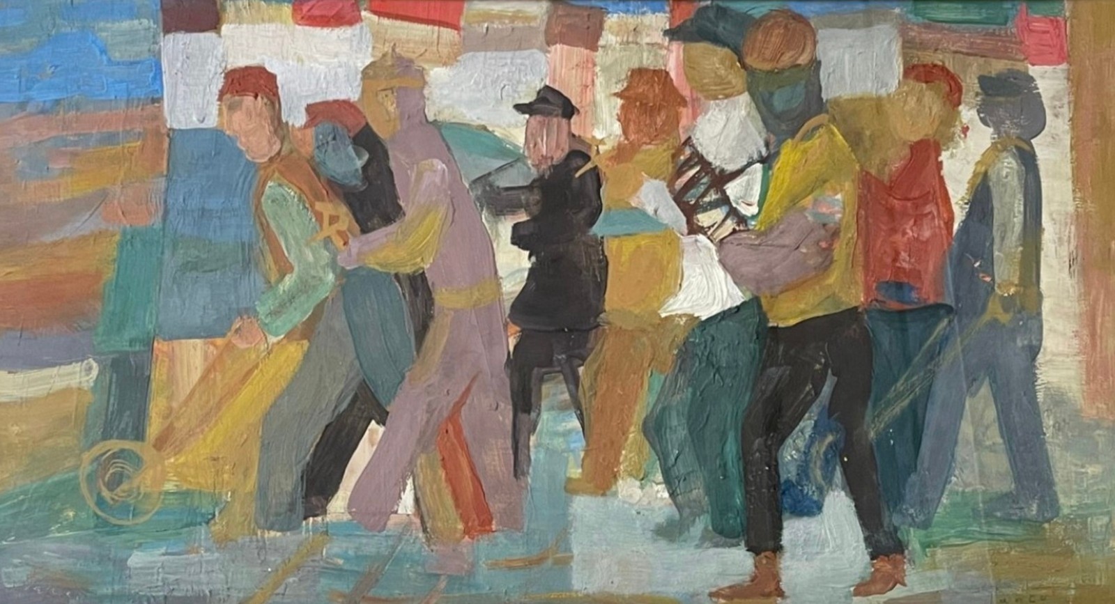 Marcel Janco (1895 - 1984) - V davu - Livebid.cz