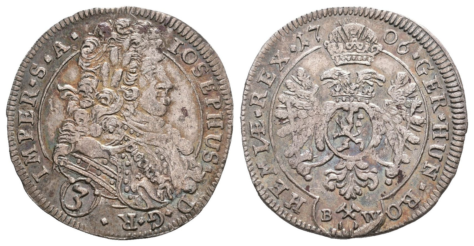 Josef I., 1705 - 1711 - Coins, Medals, Phaleristics - Livebid.cz