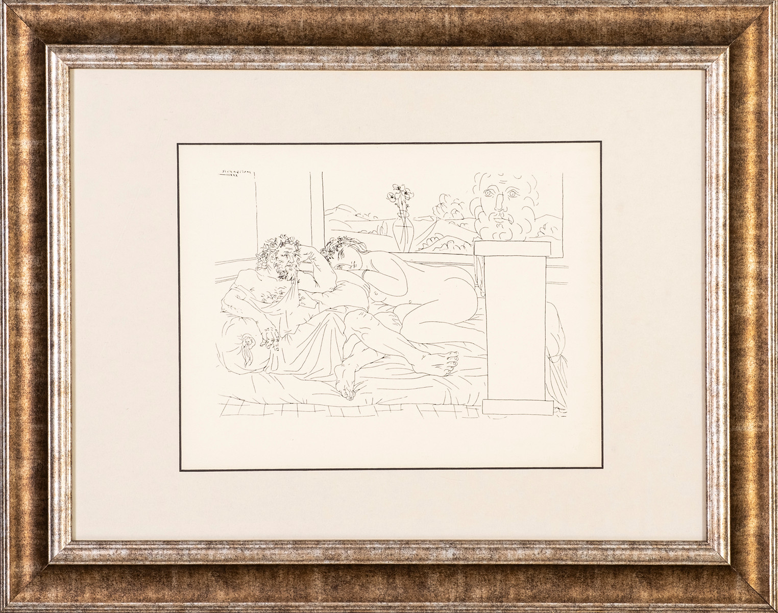 Pablo Picasso (1881 - 1973) - z cyklu Vollardská Suita: Le Repos du ...