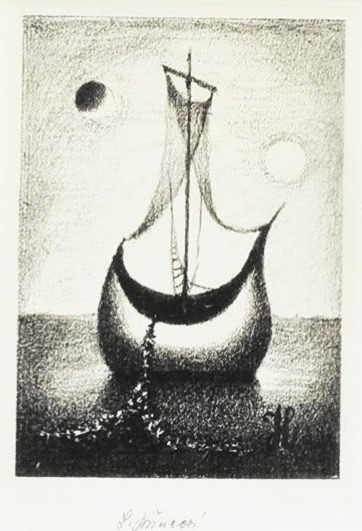 JIŘINCOVÁ Ludmila (1912-1994): Loďka. - 107th Antik Mašek - Livebid.cz