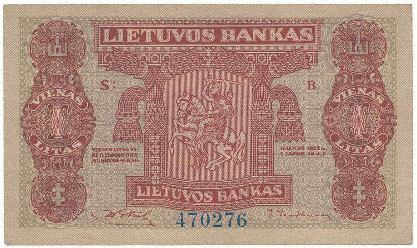 Litva - Lithuania - Paper Money - Livebid.cz