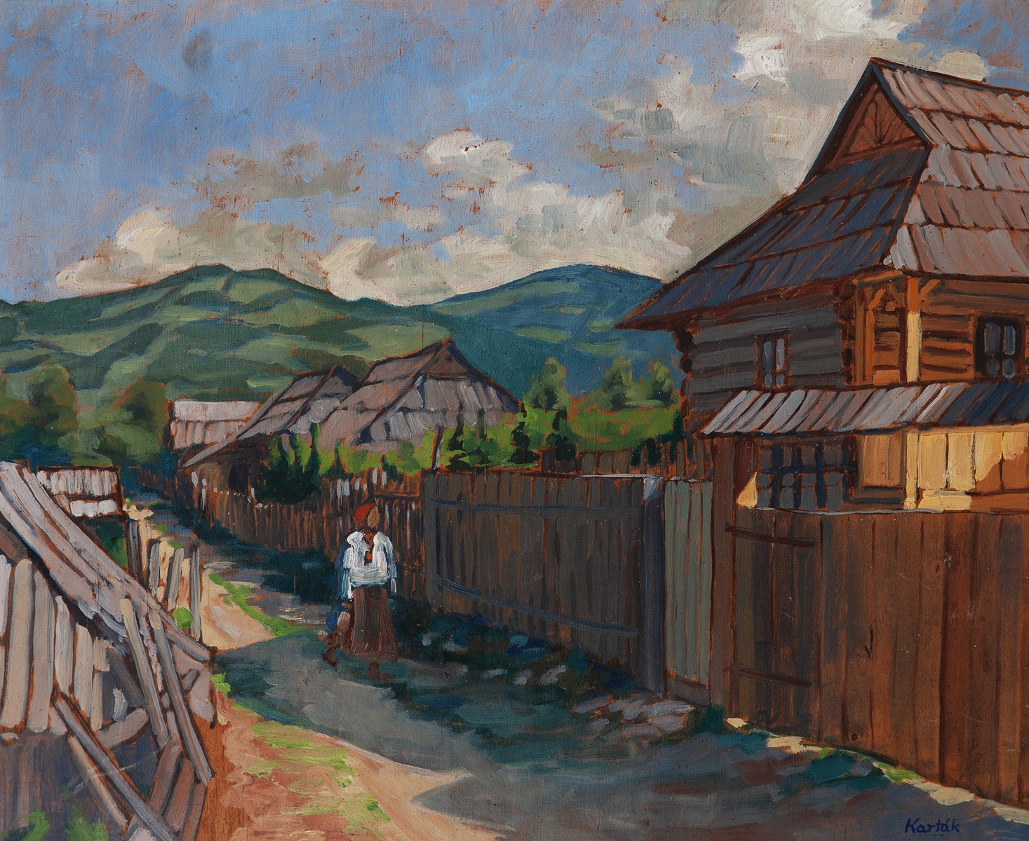 Karták - Vesnice - June auction of fine art - Livebid.cz