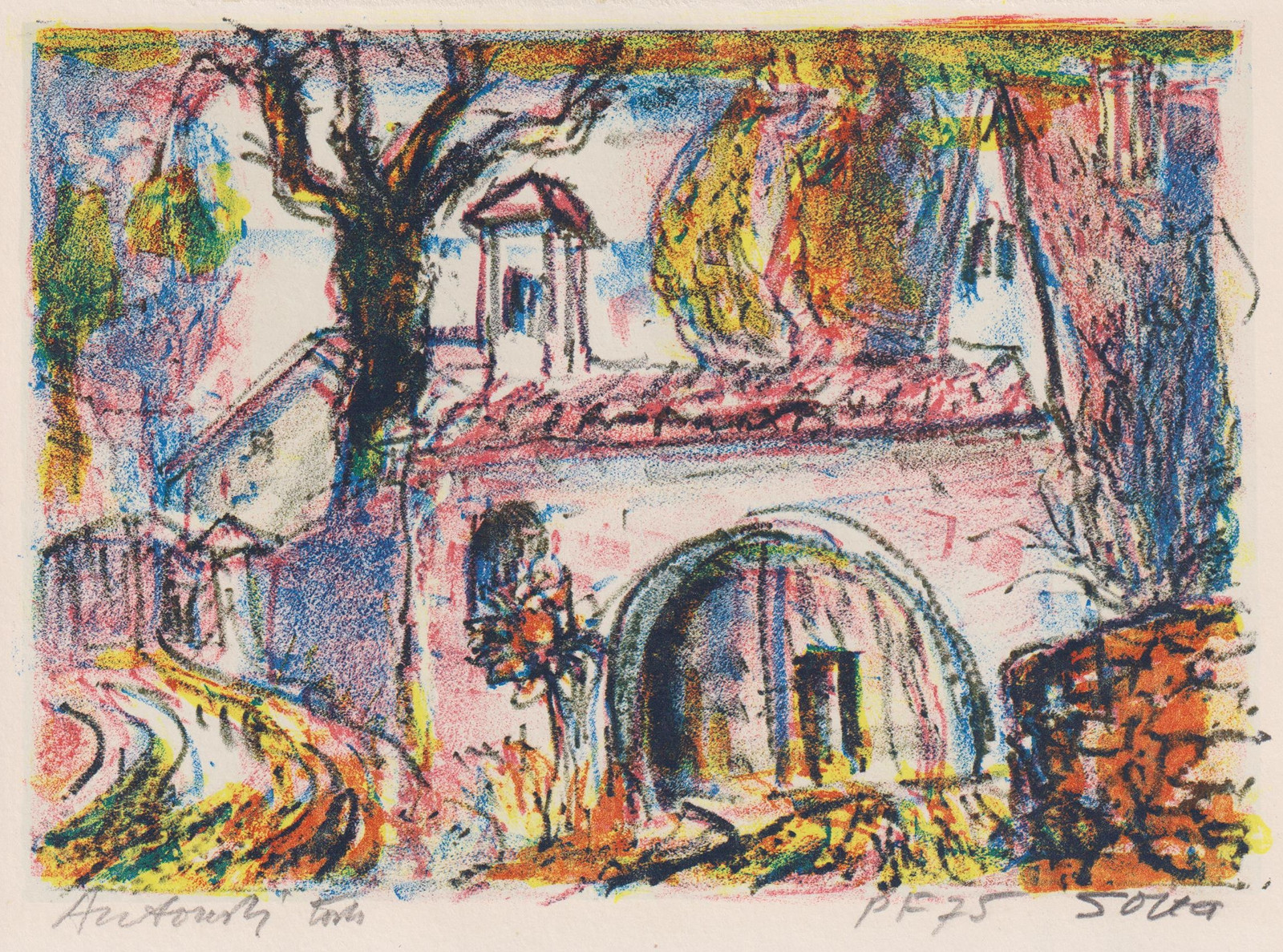 Vladimír Šolta (1924 - 1977) - Jižní brána - eAuction on Paper - Livebid.cz