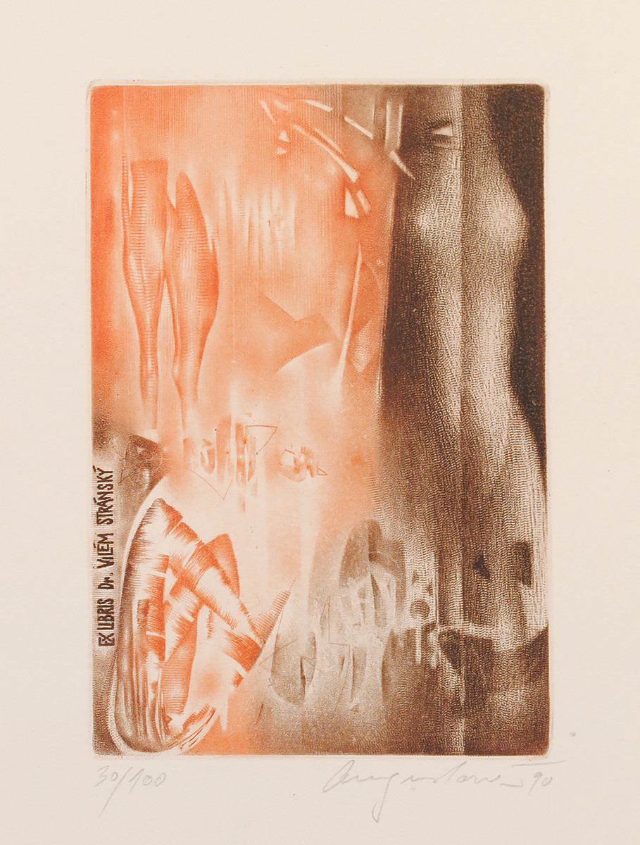 Peter Augustovič (1959) - Torzo (ex libris Dr. Vilém Stránský ...