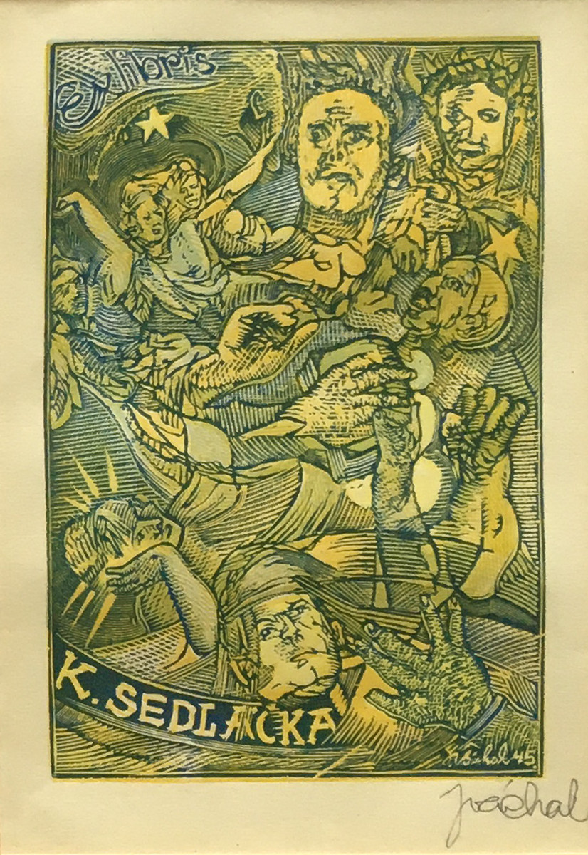 Josef Váchal (1884 - 1969) - Ex libris K. Sedlácká - eAuction on Paper - Livebid.cz