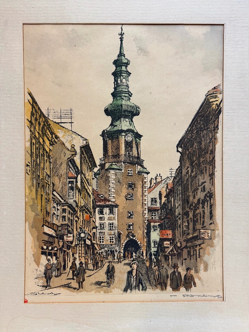 Röhling Vladislav (1878 - 1949) - Michalská brána v Bratislavě ...