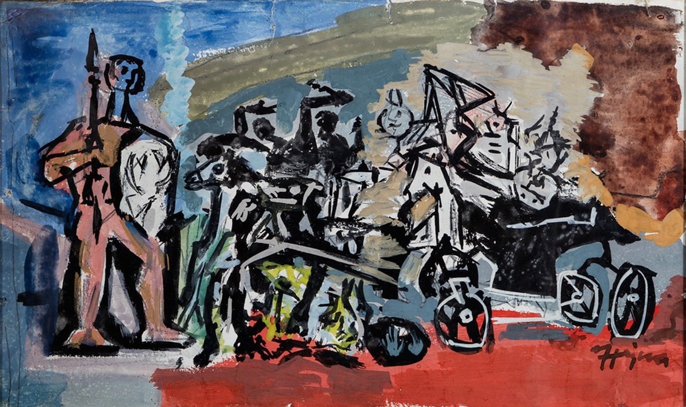 #5446 Václav Hejna (1914 - 1985) - Pocta Picassovi - Decorative arts ...