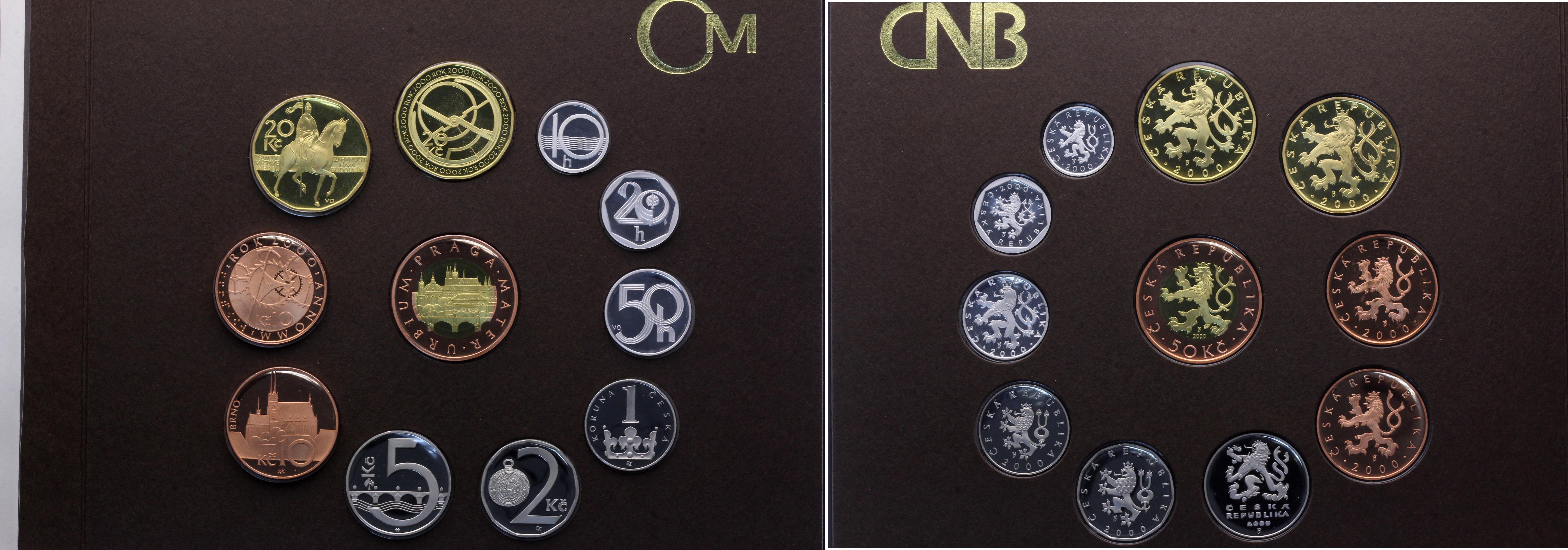 Czech Republic Proof Mint Set 2000 - 1st eAuction - Livebid.cz