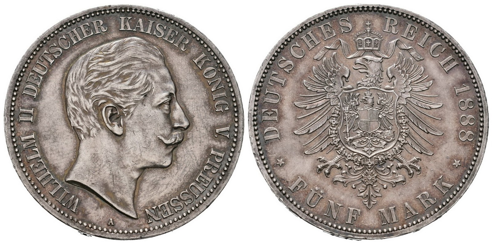 Prusko, Wilhelm II., 1888 - 1918 - 107. aukce - Livebid.cz