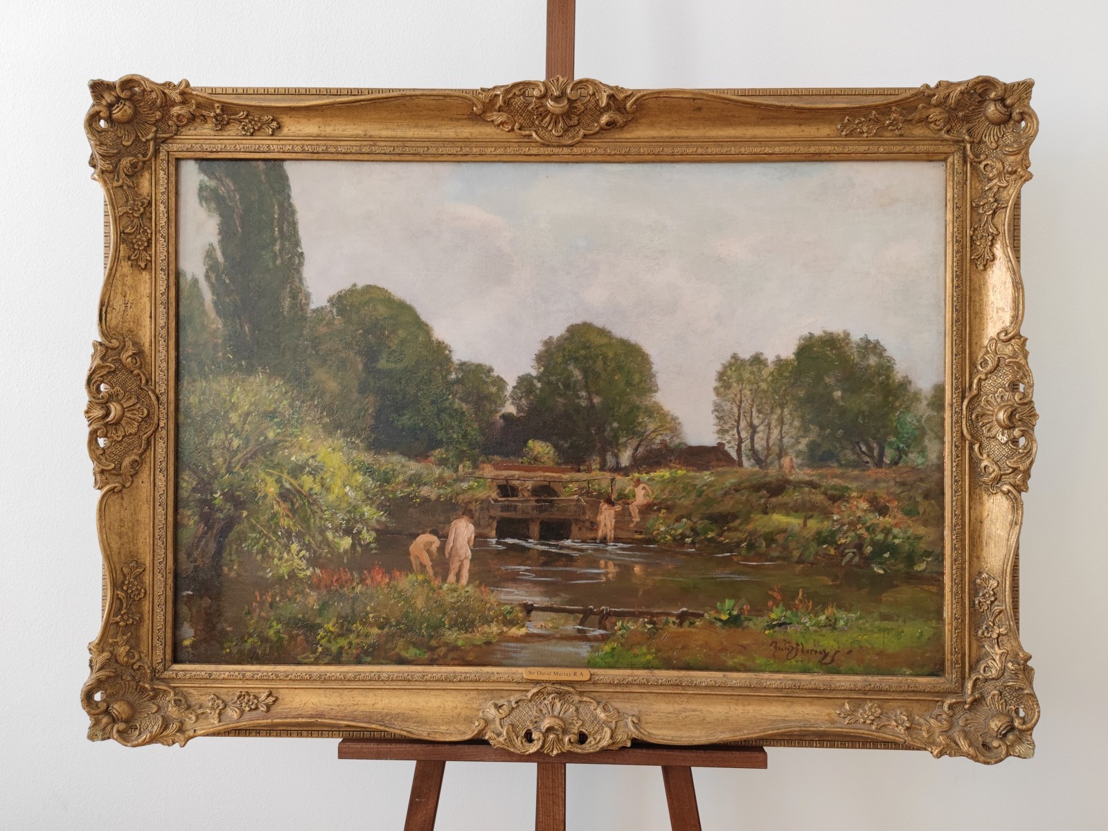 Sir David Murray RA - Koupání na břehu říčky - II. Exkluzivní aukce ...