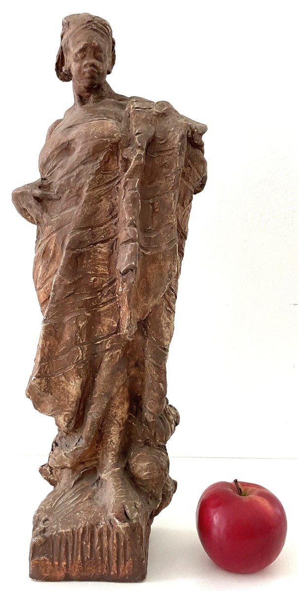 LADISLAV ŠALOUN ( 1870 - 1946 ) - STOJÍCÍ AFRIČANKA - Říjnová aukce Starožitnosti pod Kinskou ...