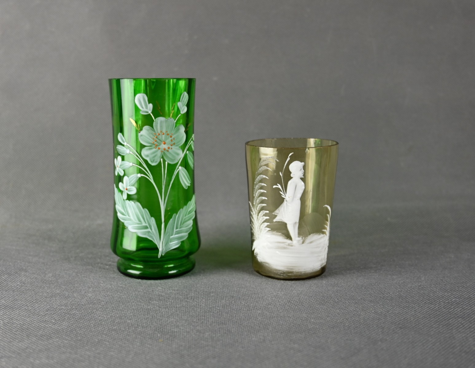 Secesní sklenice 2 ks - 23. eAukce umění a starožitností - Livebid.cz