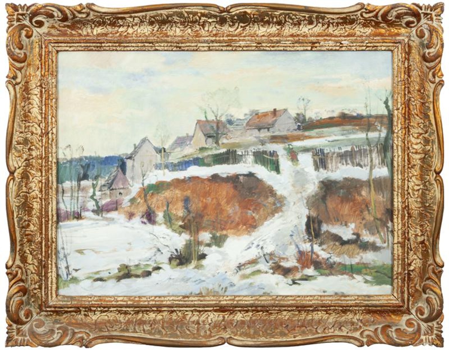 Sigmund Karel Jan - Zima na vsi - Jarní sálová aukce - Livebid.cz